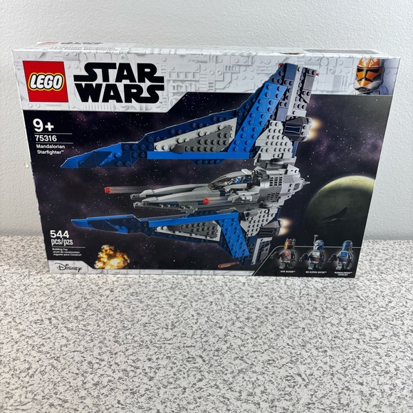 Lego | Toys | Lego Star Wars Mandalorian Starfighter 7536 Retired 544 ...